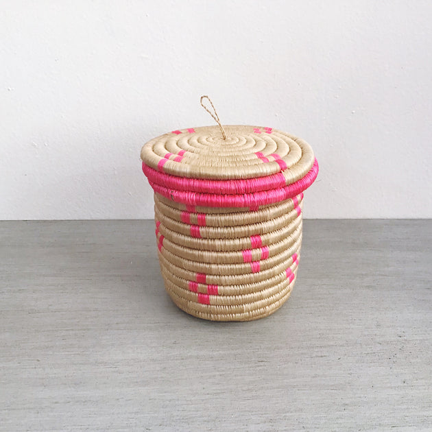 Woven Jar with Lid – Mango & Main
