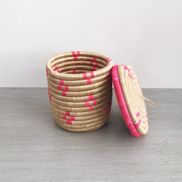 Woven Jar with Lid – Mango & Main